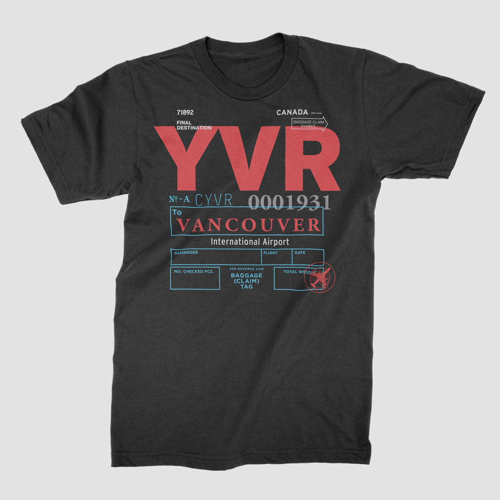 YVR airport IATA code - T-Shirt