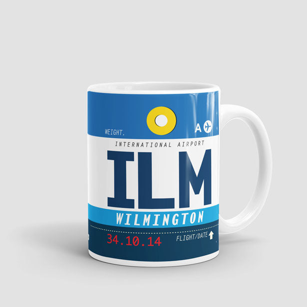 Coffee Mug - ILM - Wilmington Intl Airport - North Carolina, US. IATA code ILM