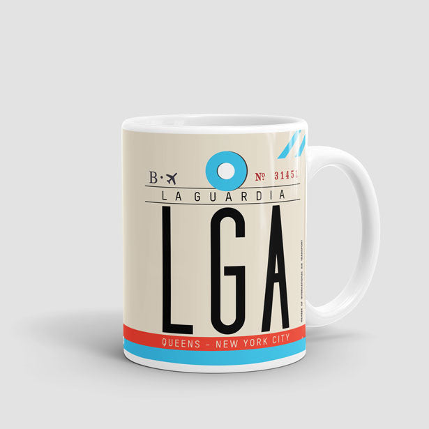 Coffee Mug - LGA - Laguardia Airport - IATA code LGA