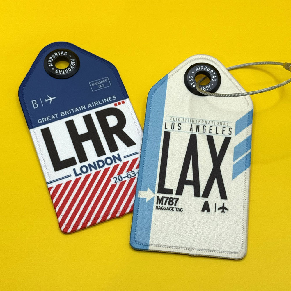 IATA Code Luggage Tags