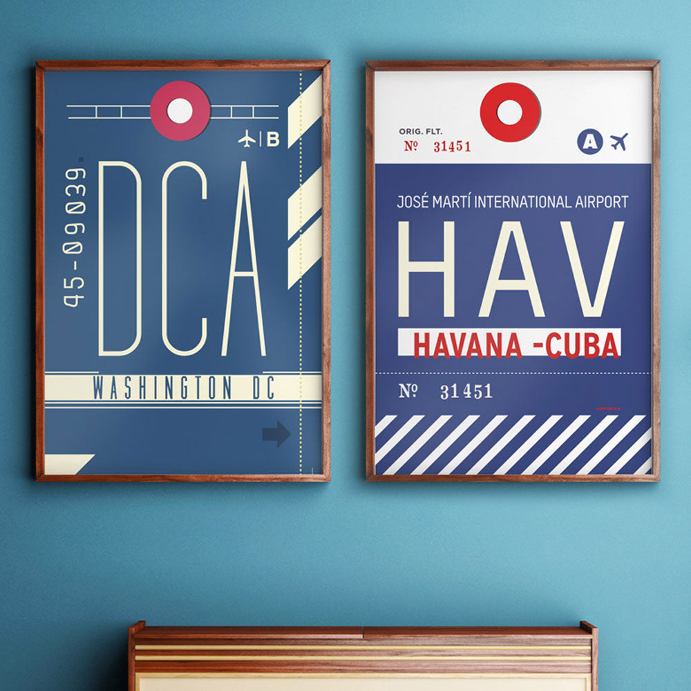 IATA Code Posters