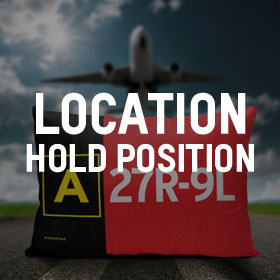 Location and Hold Position - Runway and Taxiway signs