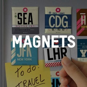 Aviation and Travel Magnets | Unique Designs for Your Fridge