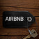Airbnb - Tag Keychain