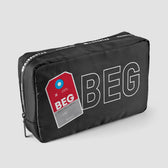 BEG - Accessory Pouch Bag - Clutch Handbag