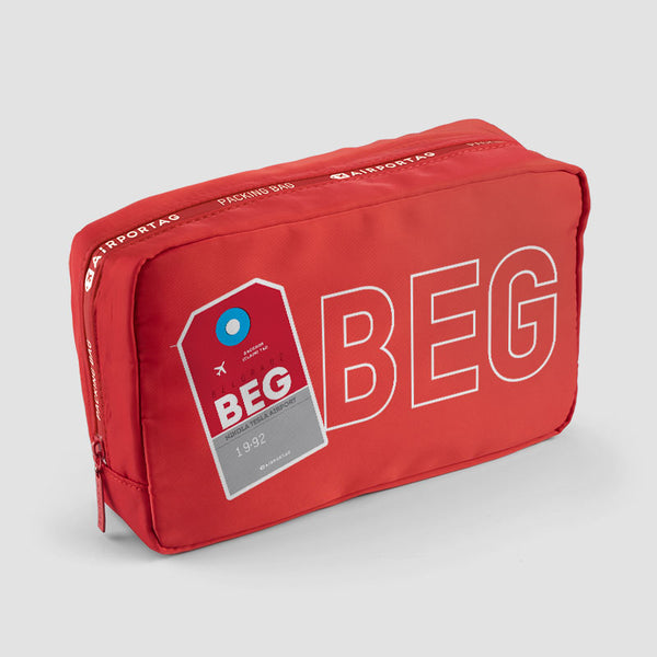 BEG - Accessory Pouch Bag - Clutch Handbag