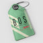 Airport Code Luggage Tag - IATA code BOS baggage tag