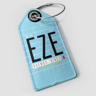 Airport Code Luggage Tag - IATA code EZE baggage tag