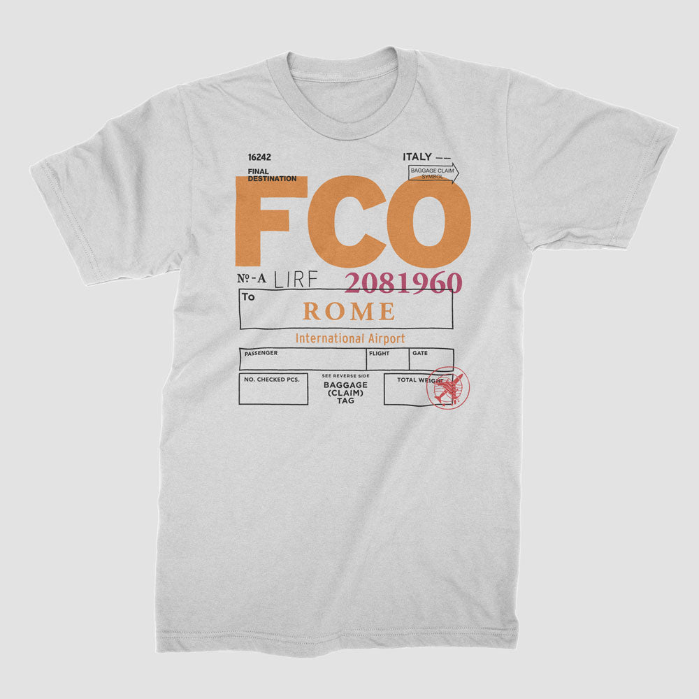 FCO airport IATA code - T-Shirt