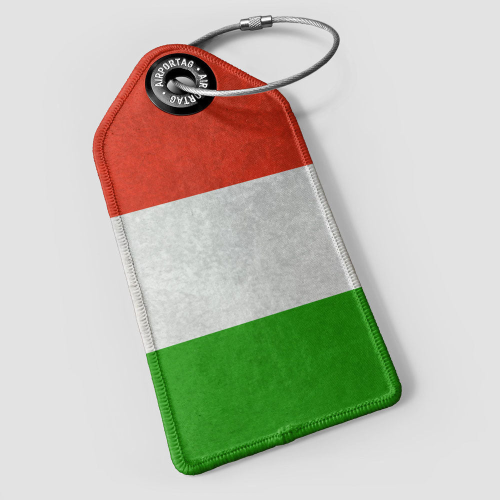 Flag Luggage Tag - Italian flag baggage tag