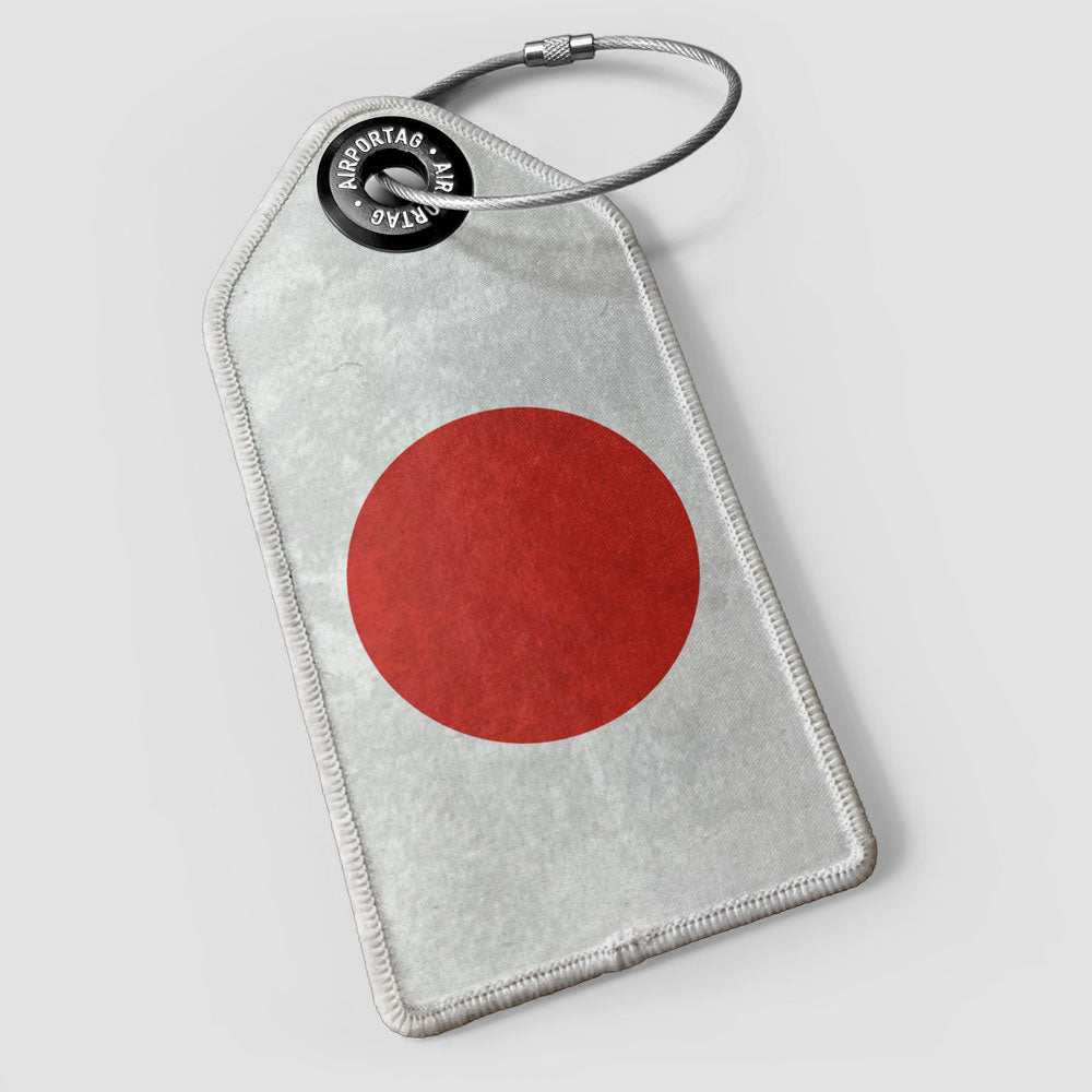 Flag Luggage Tag - Japanese flag baggage tag