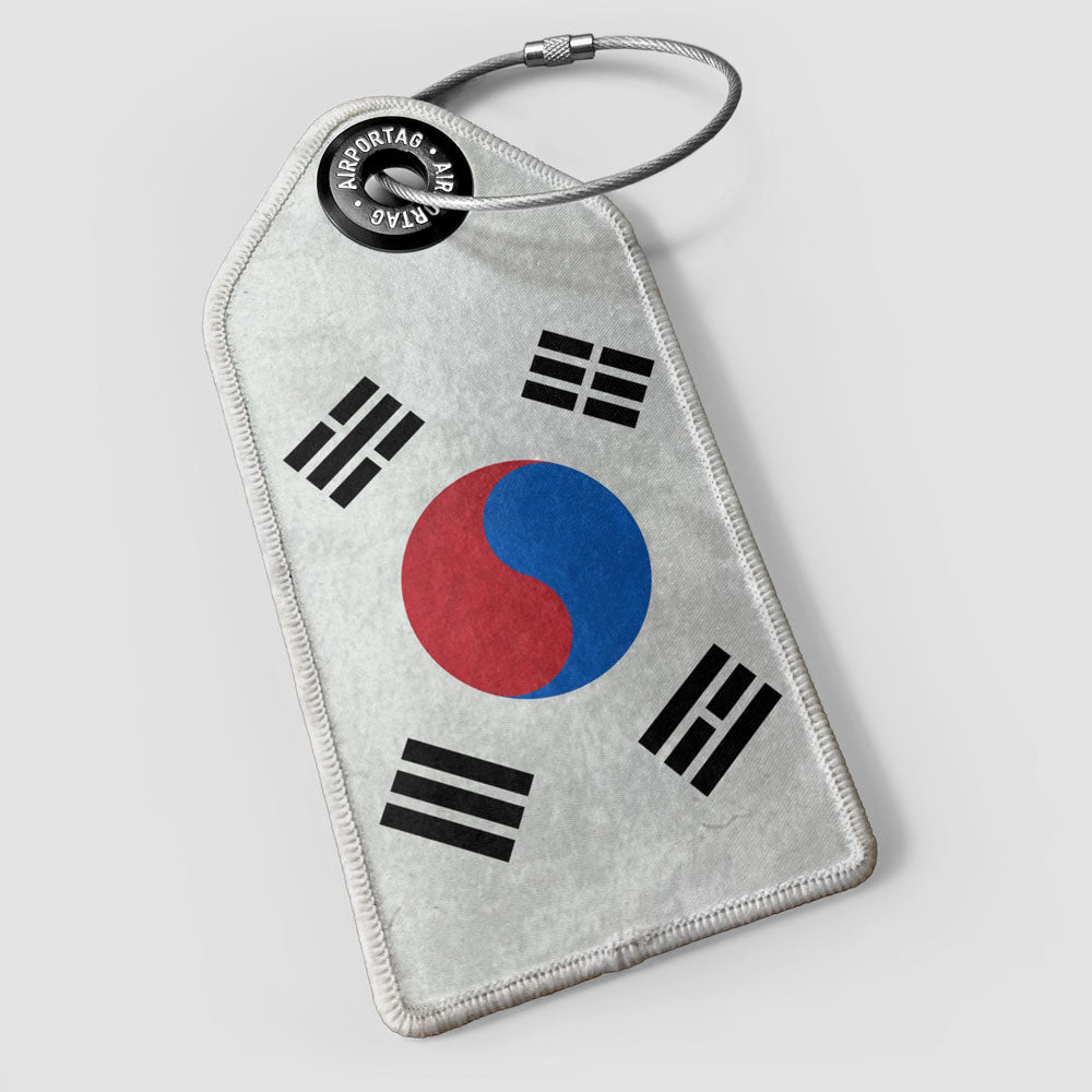 Flag Luggage Tag - South Korean flag baggage tag