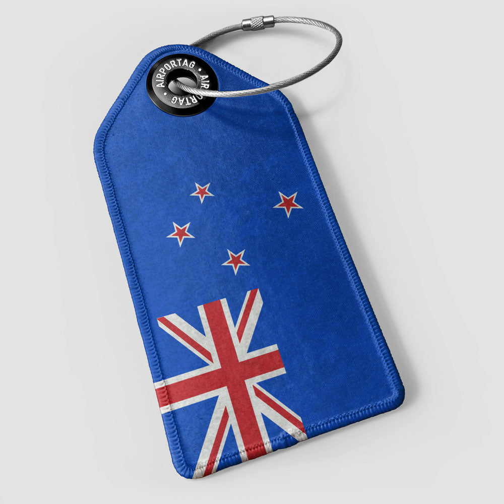 Flag Luggage Tag - New Zealand flag baggage tag