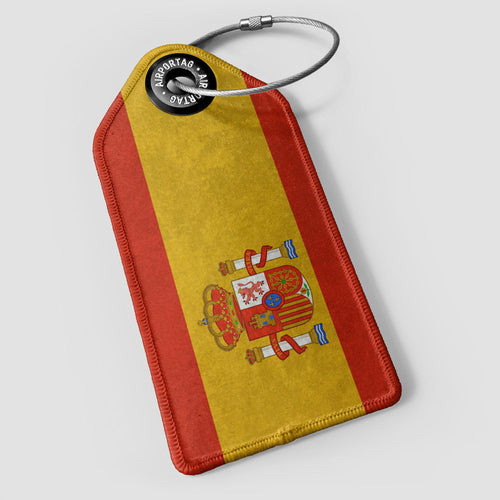 Flag Luggage Tag - Spanish flag baggage tag