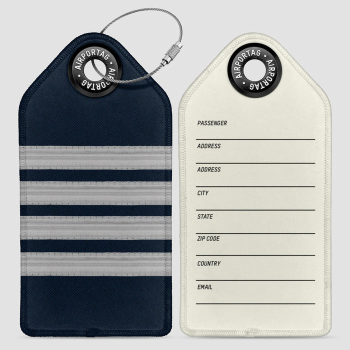 Pilot Rank Luggage Tag - Travel Collection