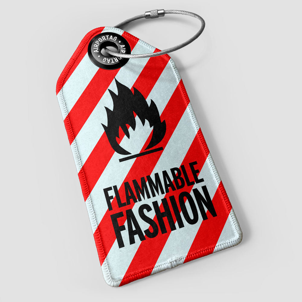 Flammable - baggage tag