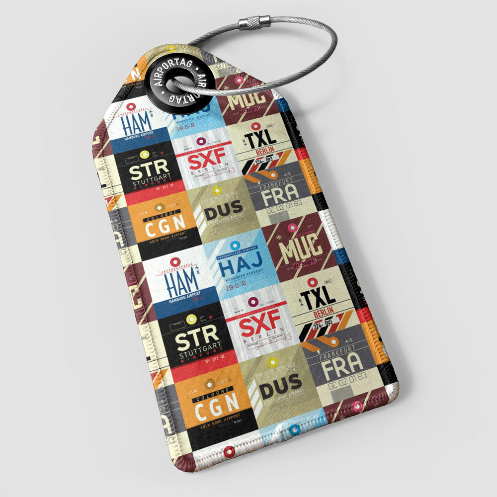 Luggage Tag - Germany Airports baggage tag
