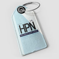 Airport Code Luggage Tag - IATA code HPN baggage tag