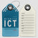 Airport Code Luggage Tag - IATA code ICT baggage tag