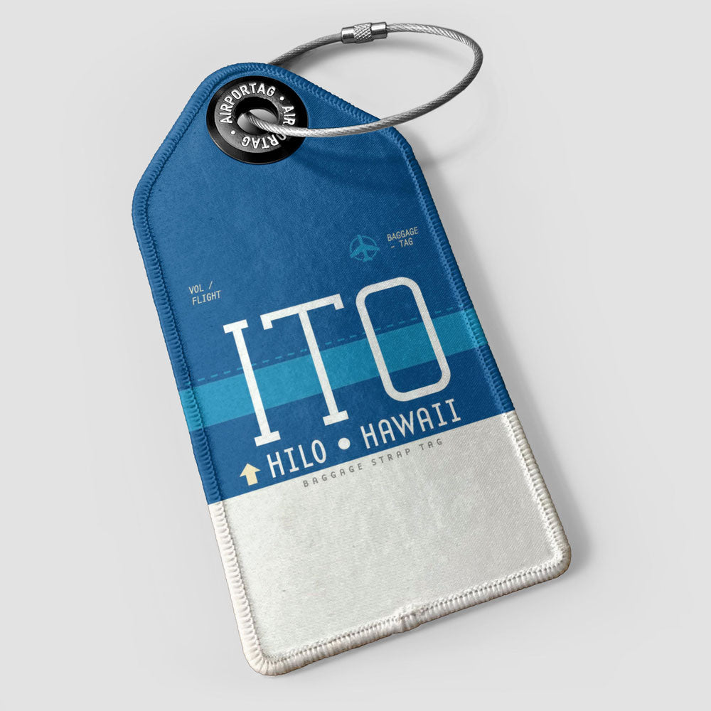 Airport Code Luggage Tag - IATA code ITO baggage tag