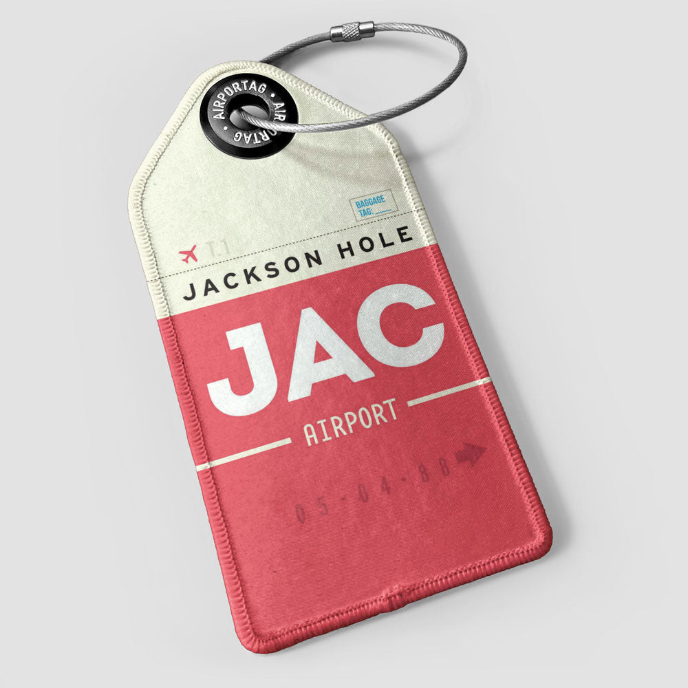 Airport Code Luggage Tag - IATA code JAC baggage tag