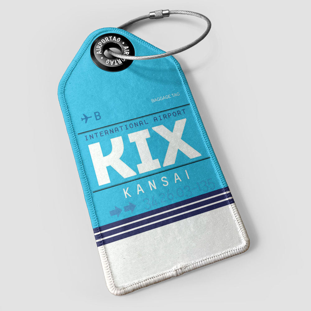 Airport Code Luggage Tag - IATA code KIX baggage tag