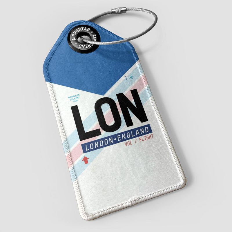 Airport Code Luggage Tag - IATA code LON baggage tag