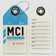 Airport Code Luggage Tag - IATA code MCI baggage tag