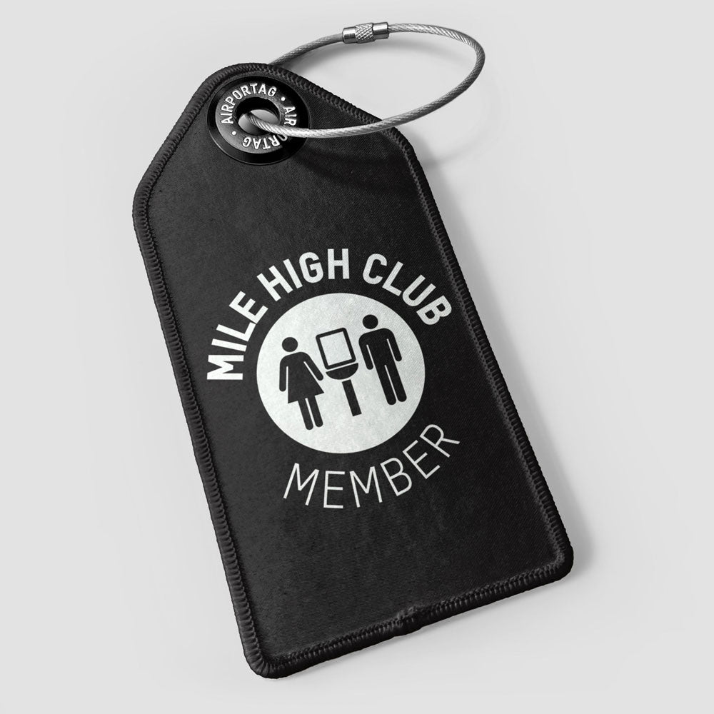 Luggage Tag - Mile High Club baggage tag