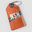 Airport Code Luggage Tag - IATA code NSN baggage tag