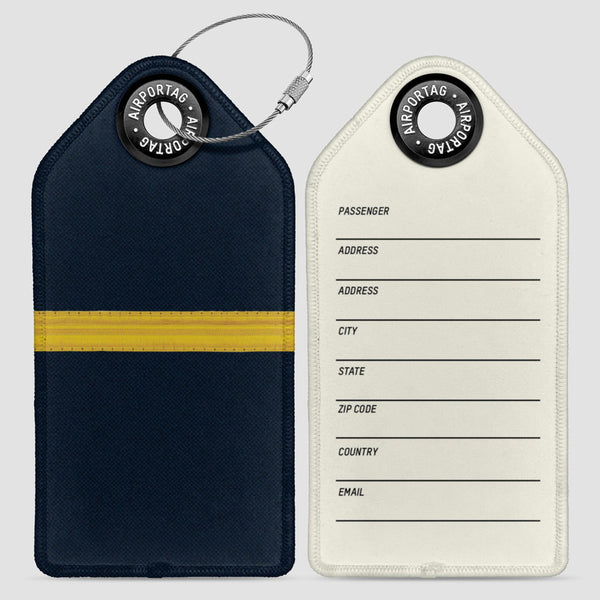 Pilot Rank Luggage Tag - Travel Collection