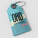 Airport Code Luggage Tag - IATA code ORD baggage tag