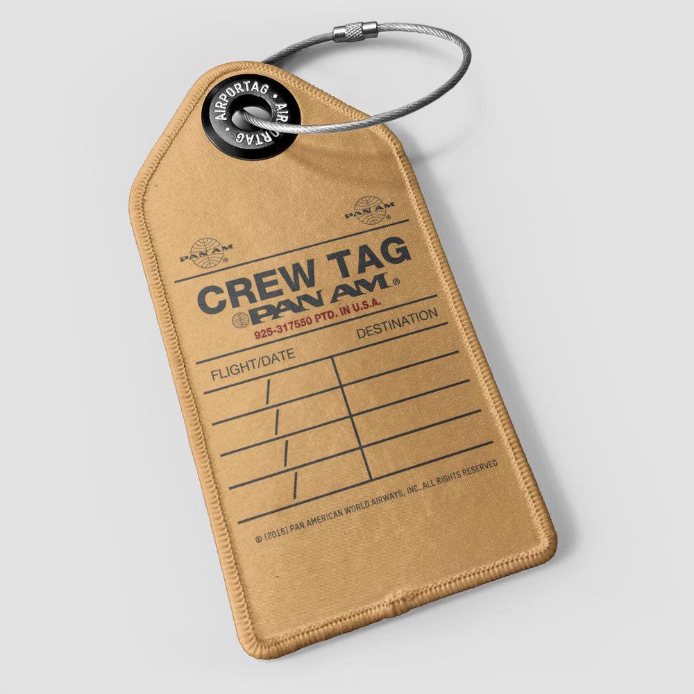 Pan Am - Crew Tag - Luggage Tag