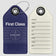 Pan Am First Class - Luggage Tag