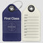 Pan Am First Class - Luggage Tag