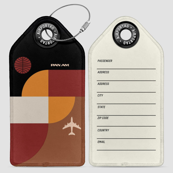 Pan Am - Bauhaus Brown - Luggage Tag