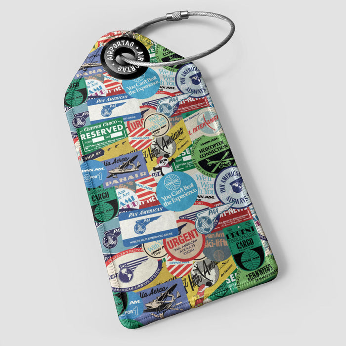 Pan Am Stickers - Luggage Tag