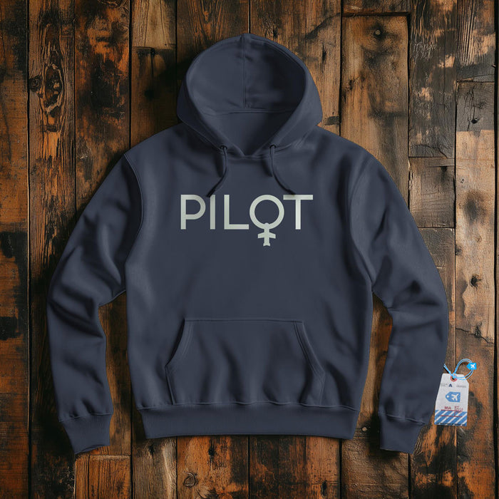 Pilot Woman - Pullover Hoodie