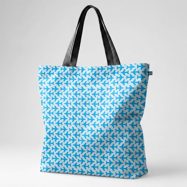 Airplanes Pattern - Tote Bag
