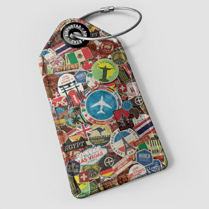 Travel Stickers - Tote Bag