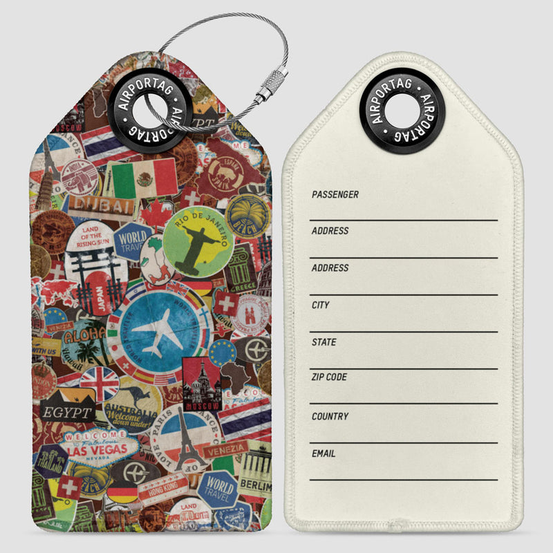 Travel Stickers - Tote Bag