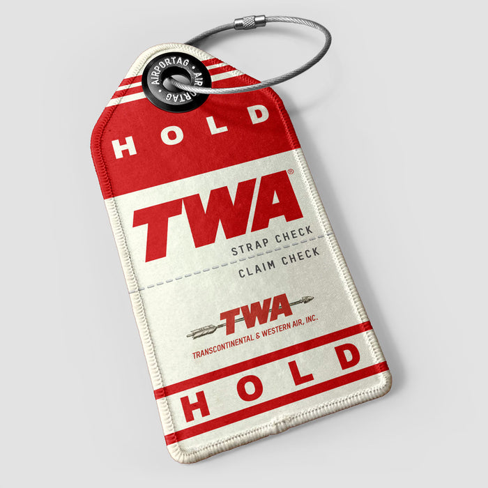TWA - Trans World Airlines - Baggage Tag
