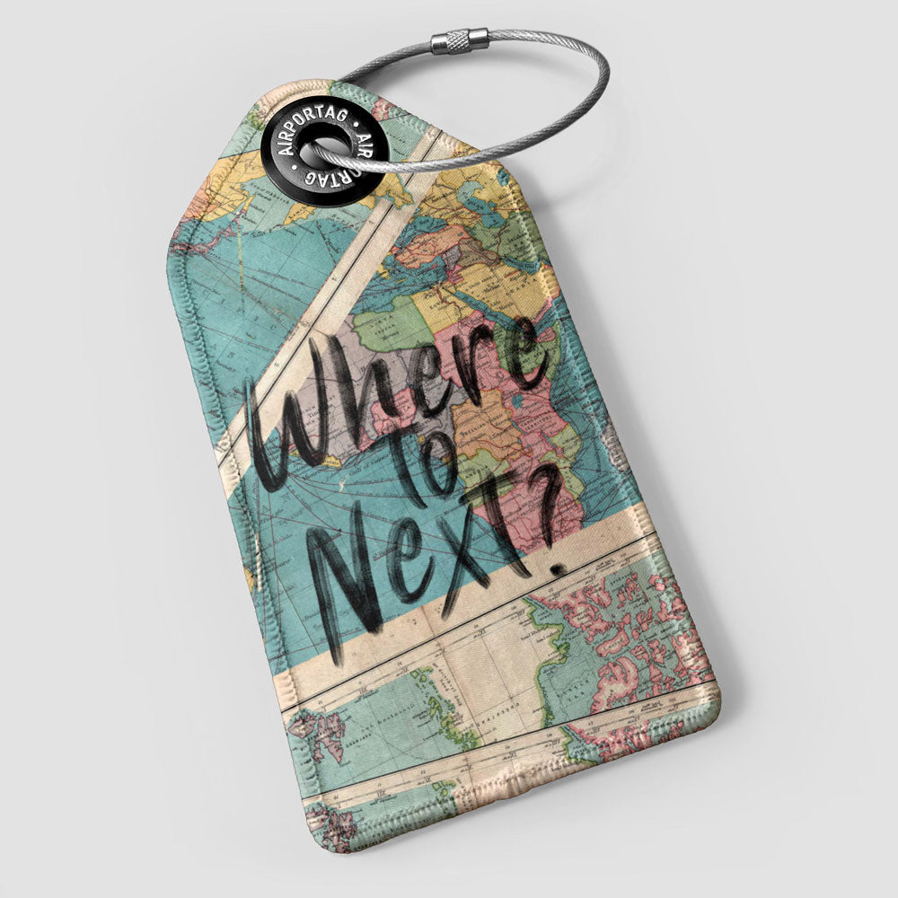 Where to Next? Custom Luggage Tag