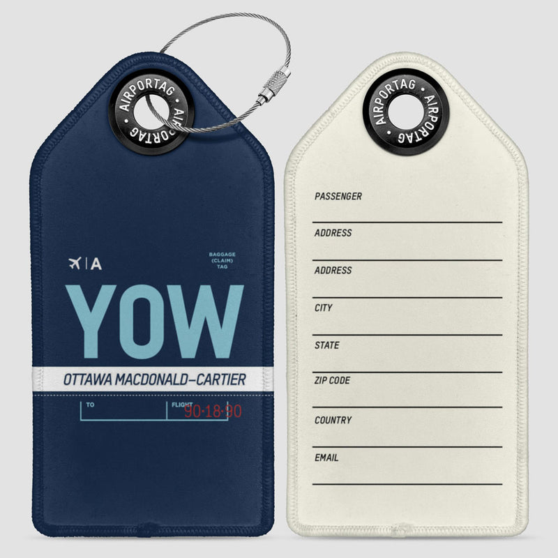 Throw Blanket - YOW airport code pattern.