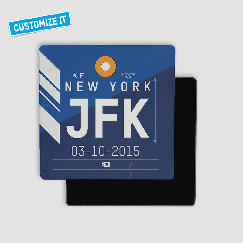 Custom Airport IATA Code Luggage Tag - Made just for you