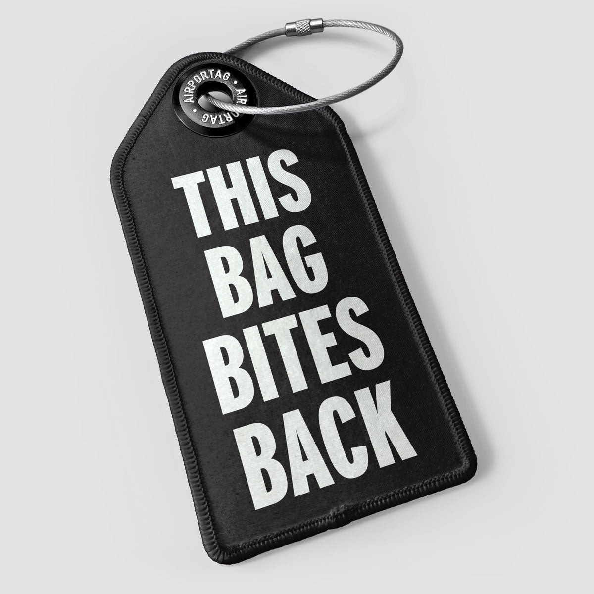 Luggage Tag - This Bag bites back baggage tag