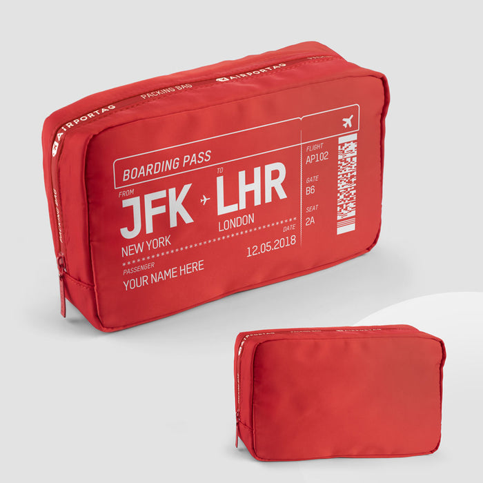 Custom Boarding Pass | Packing Bag