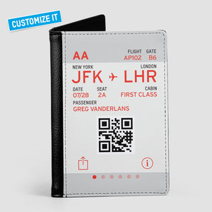 Digital Boarding Pass - Passport Cover