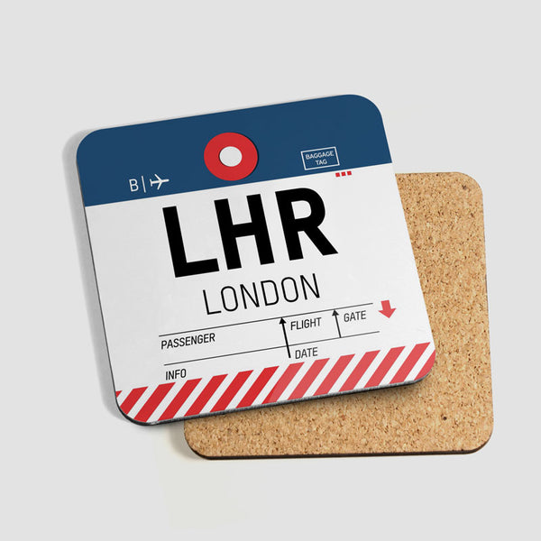 Airport and Airline IATA Code - Custom - 6 Coasters Set