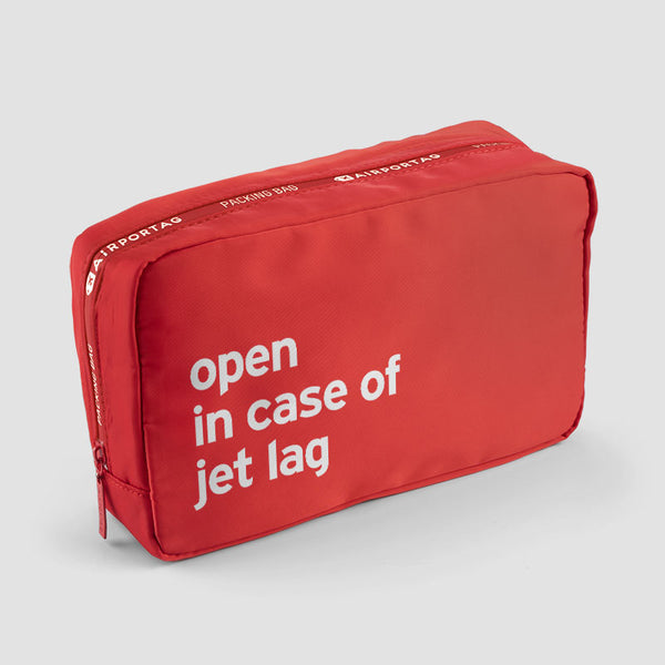 Packing Bag - Open In Case Of Jet Lag - Airportag